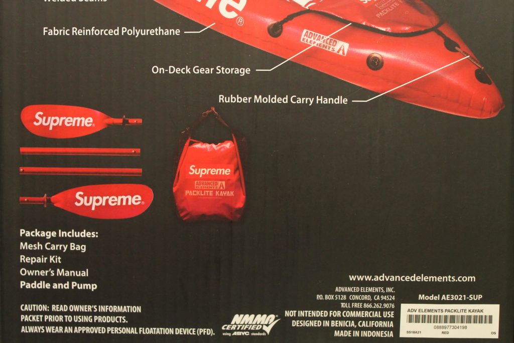 AuthentKicks | Supreme Advanced Elements Packlite Kayak