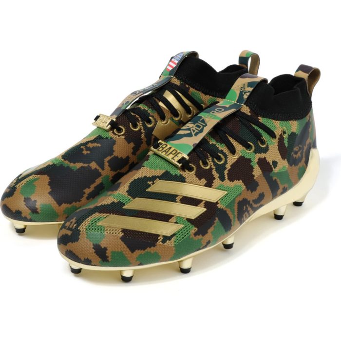 adidas X Bape adizero Super Bowl Football Cleats - AuthentKicks