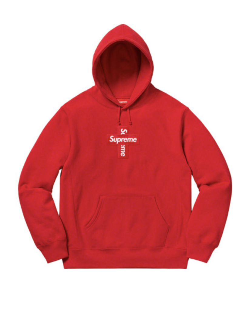 Supreme Cross Box Logo Hooded Sweatshirt - AuthentKicks